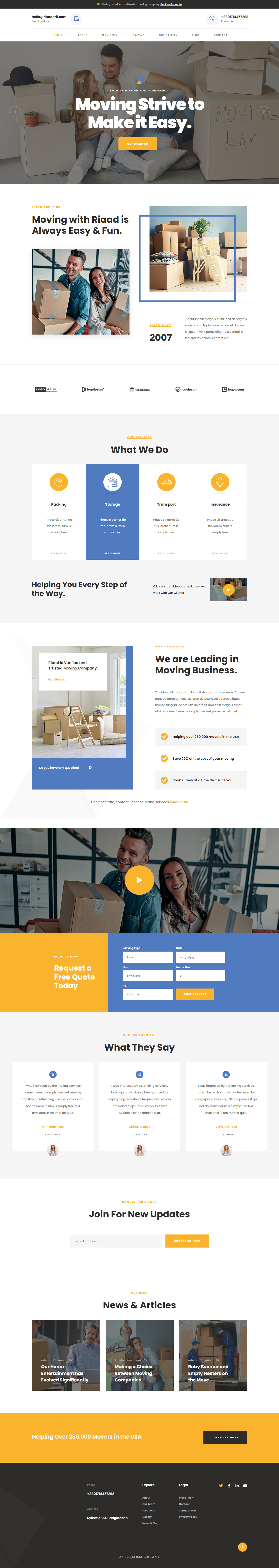Cargo Moving Website designs, themes, templates and downloadable ...