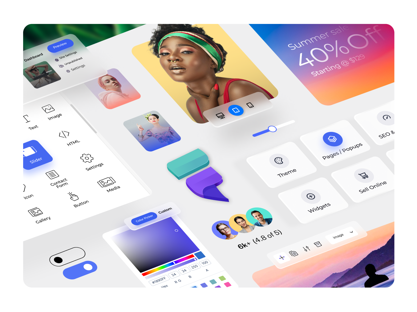 Some UI exploration for inspiration 😊 by UI Kreative on Dribbble