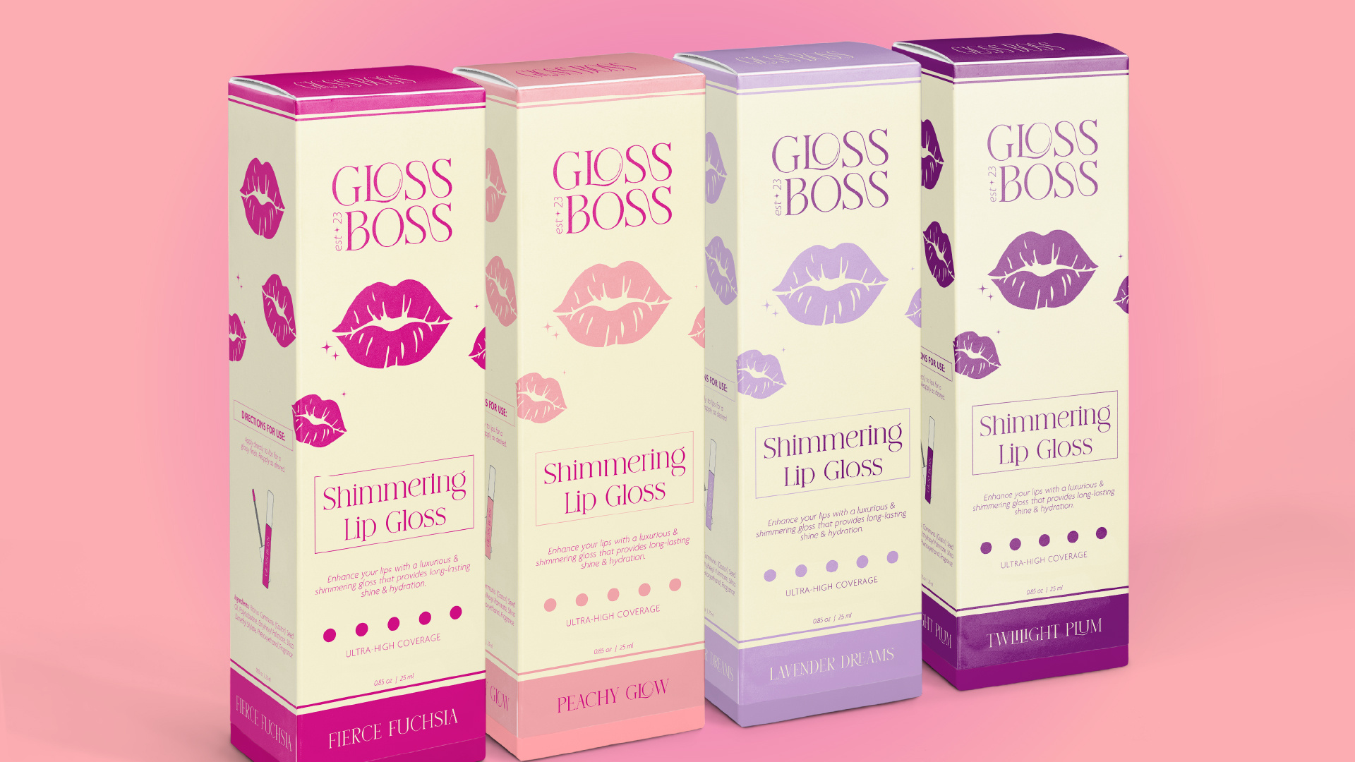 Gloss Boss | Makeup Brand Identity 💋 by Liliana Sandoval on Dribbble