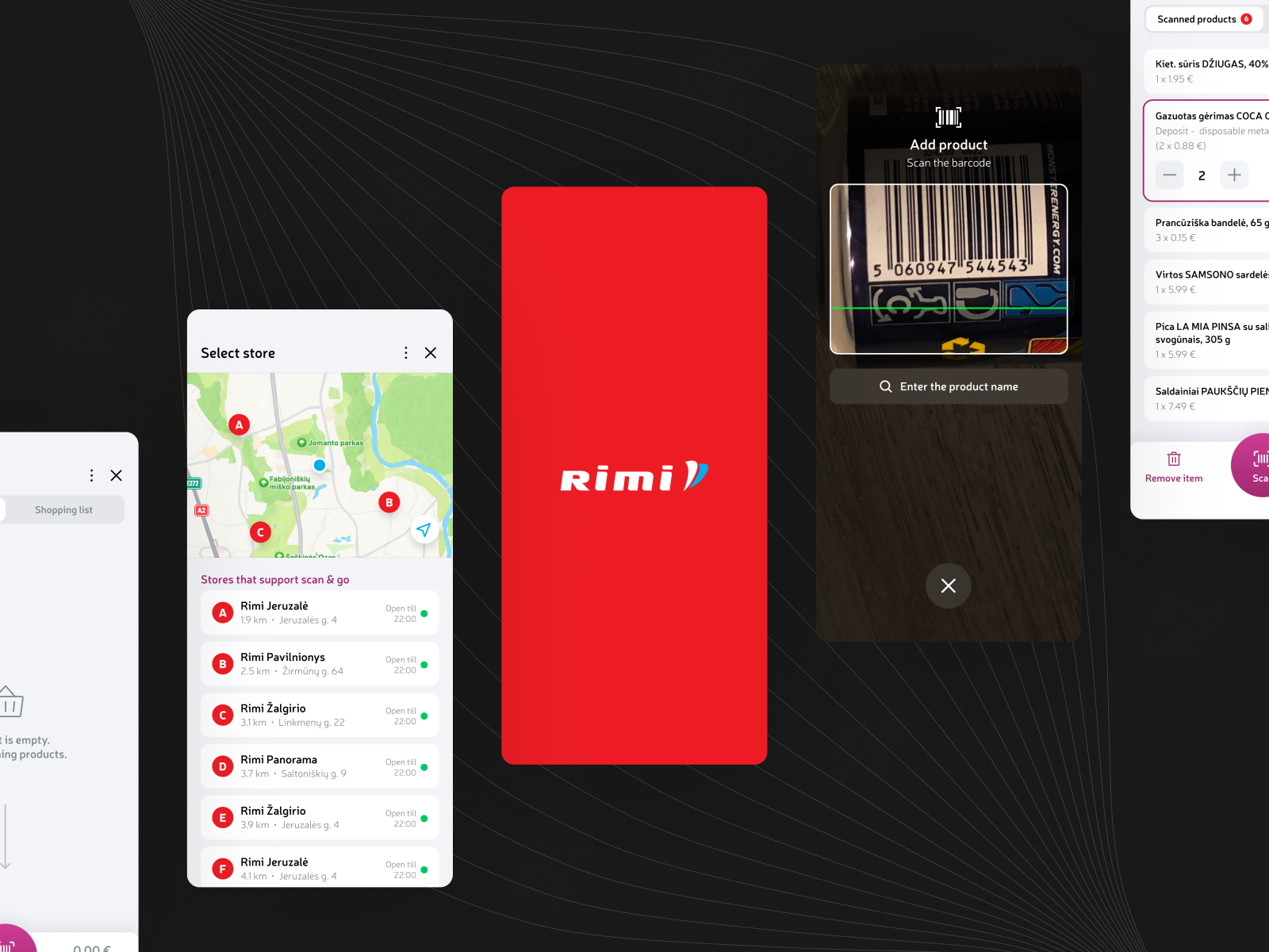 Rimi: Scan & Go by Gintautas Petkevicius for Civitta on Dribbble