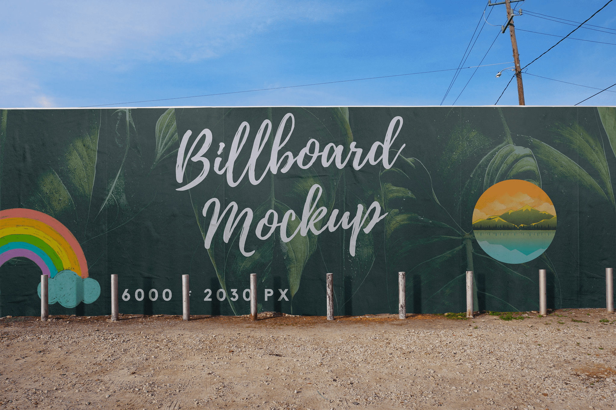 Hoarding Billboard Mockup by Tankiso Mpela on Dribbble
