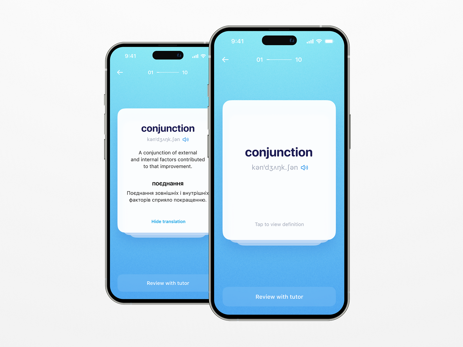 Word cards by Vadym Kr on Dribbble