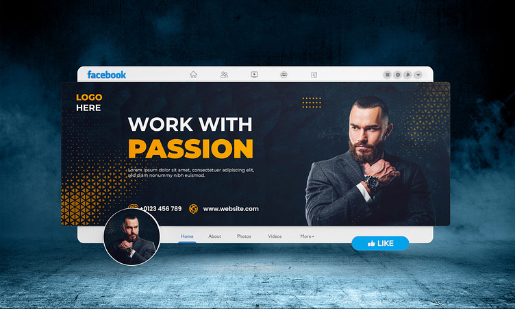 Professional Facebook Cover Banner Design by Gias Uddin on Dribbble