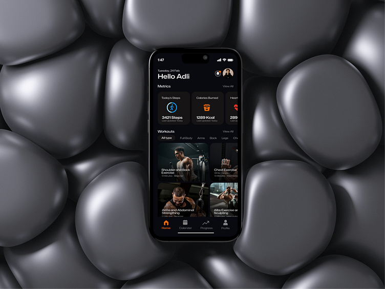 FitFusion - Fitness Mobile App by EtiUduot on Dribbble