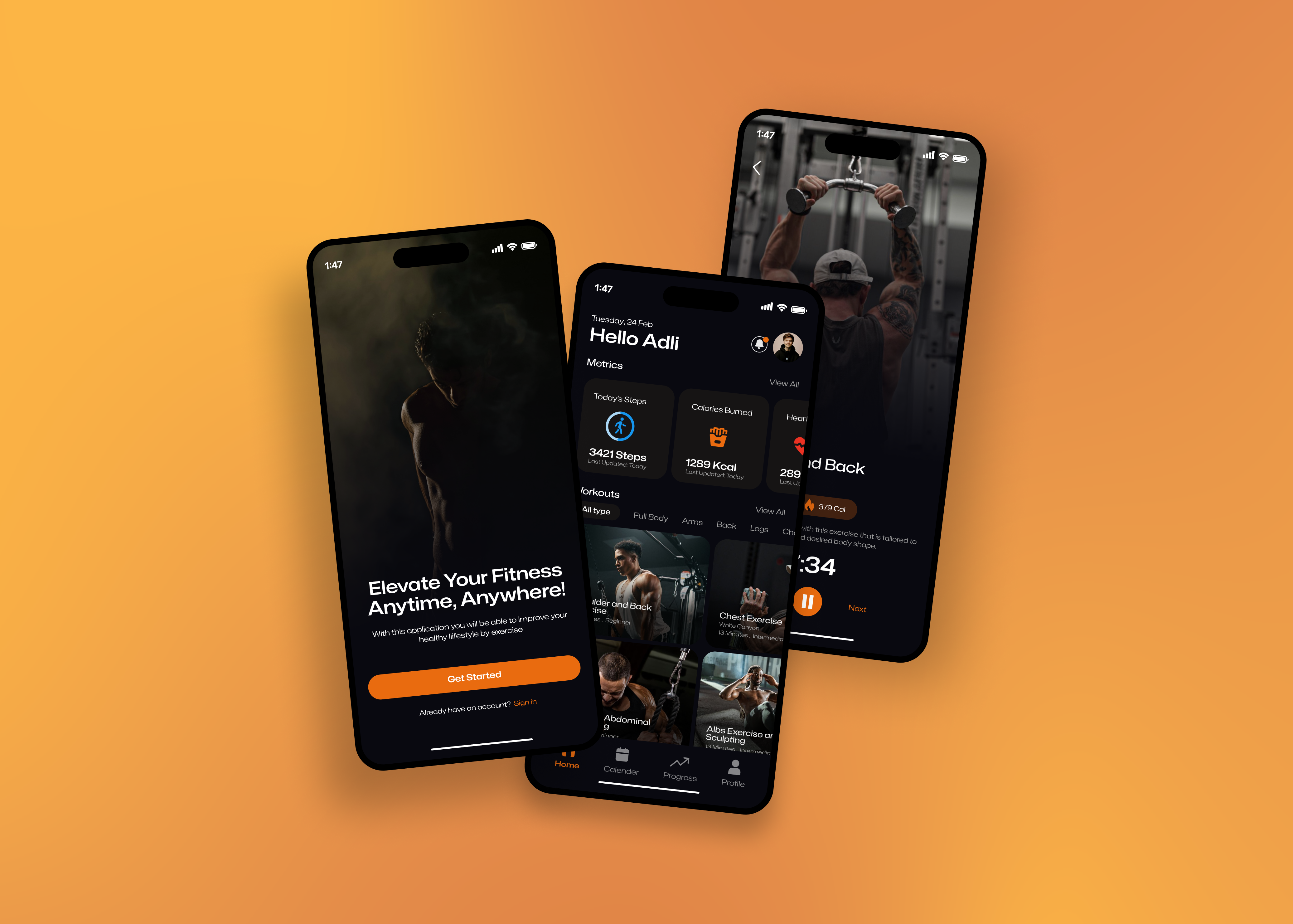 FitFusion - Fitness Mobile App by EtiUduot on Dribbble