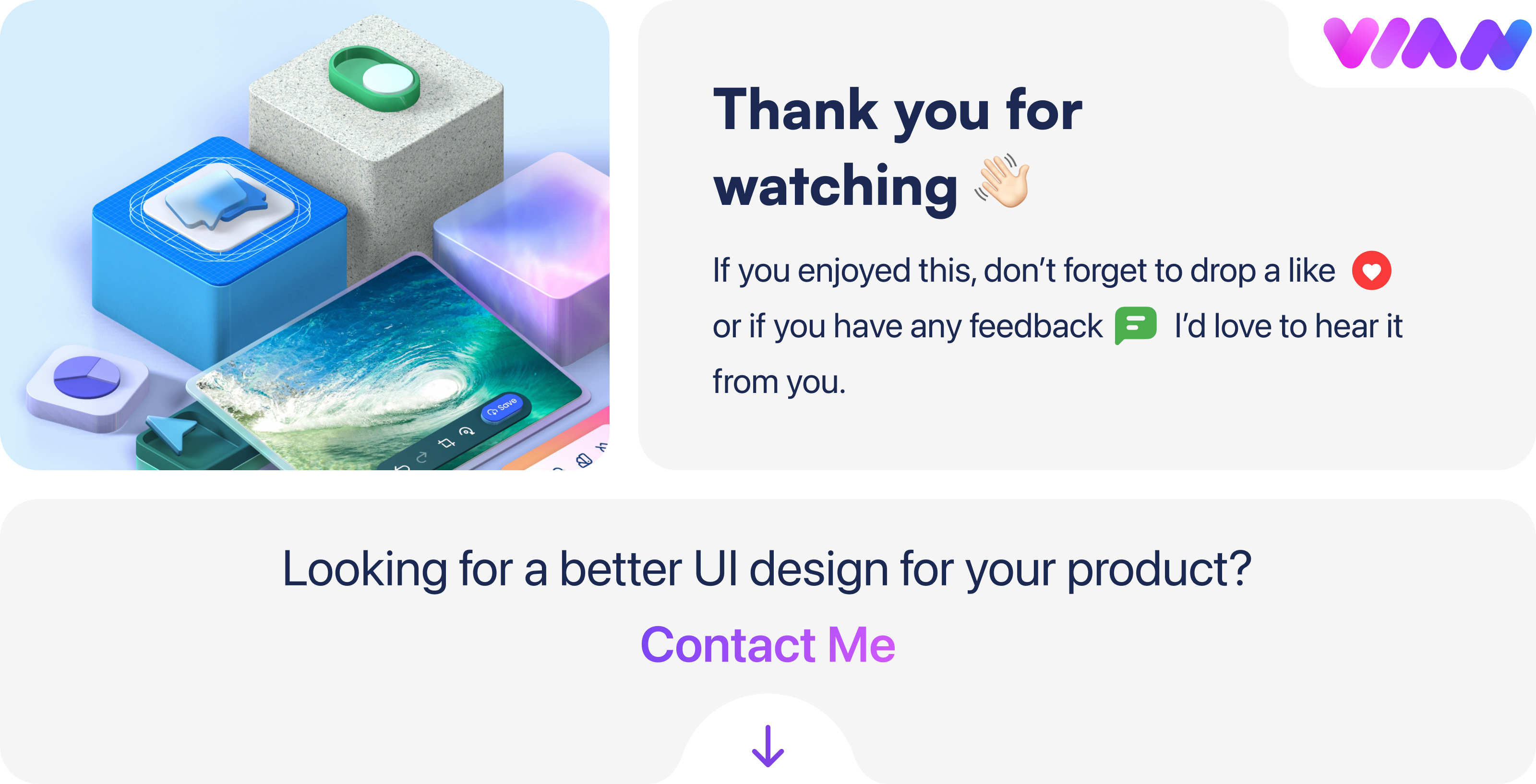 3D User Interface Building Blocks by Vian Pua Meno on Dribbble