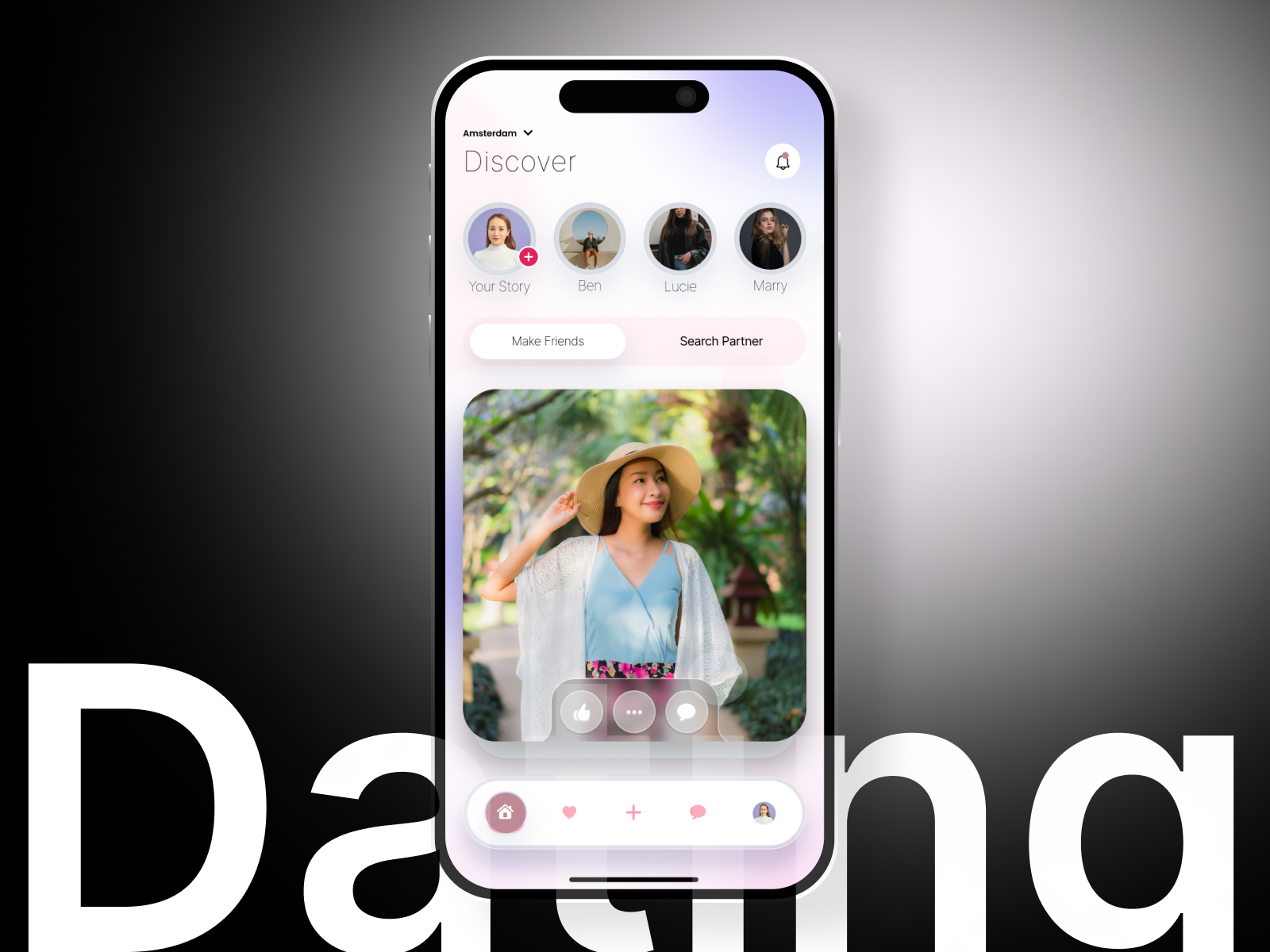 Dating app design mobile app by lazy kar for LazyInterface UI UX Team on Dribbble