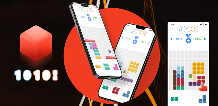 1010! - Block Puzzle Game App Ui Design by ReDesign Solution on Dribbble