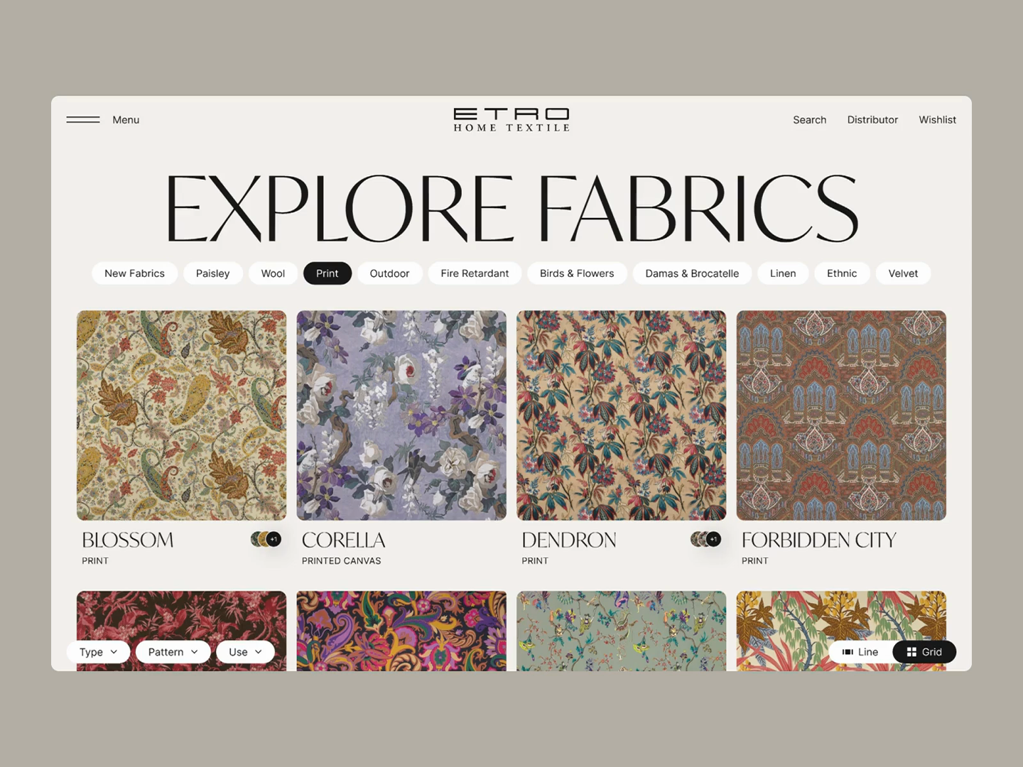 Etro Textile – Catalog discovery by Dentsu Creative Italy on Dribbble