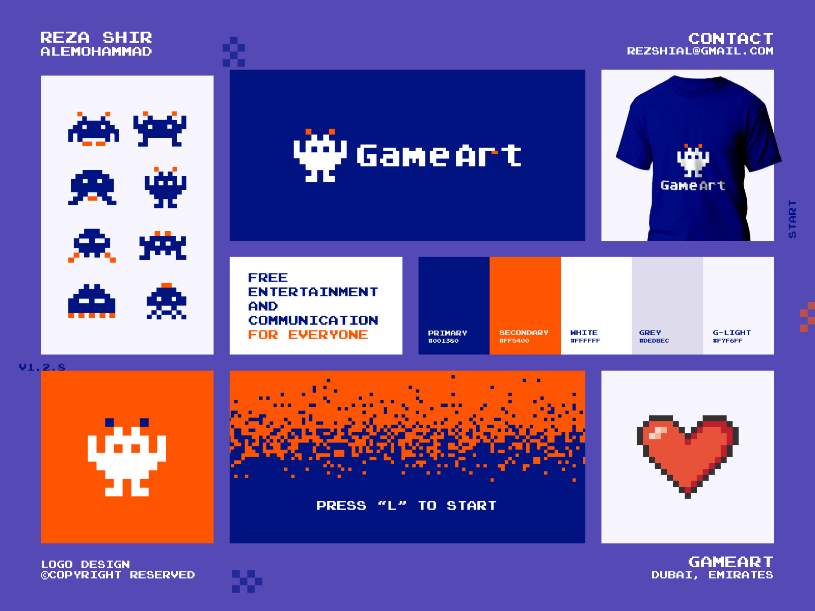 Game Art Logo Design Project by Reza on Dribbble