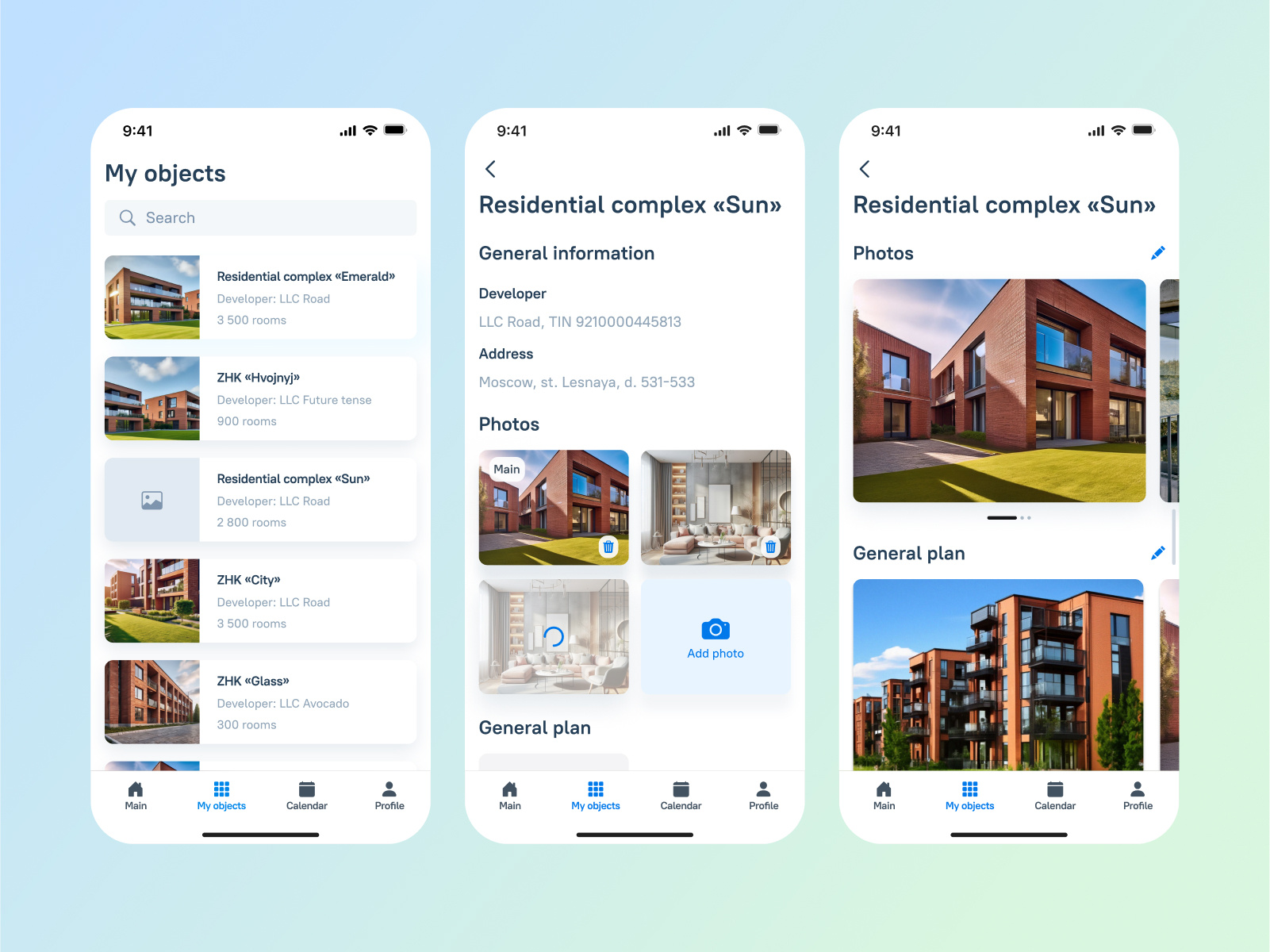 Photo uploader. Mobile app for real estate. Concept by laba_artsofte on ...
