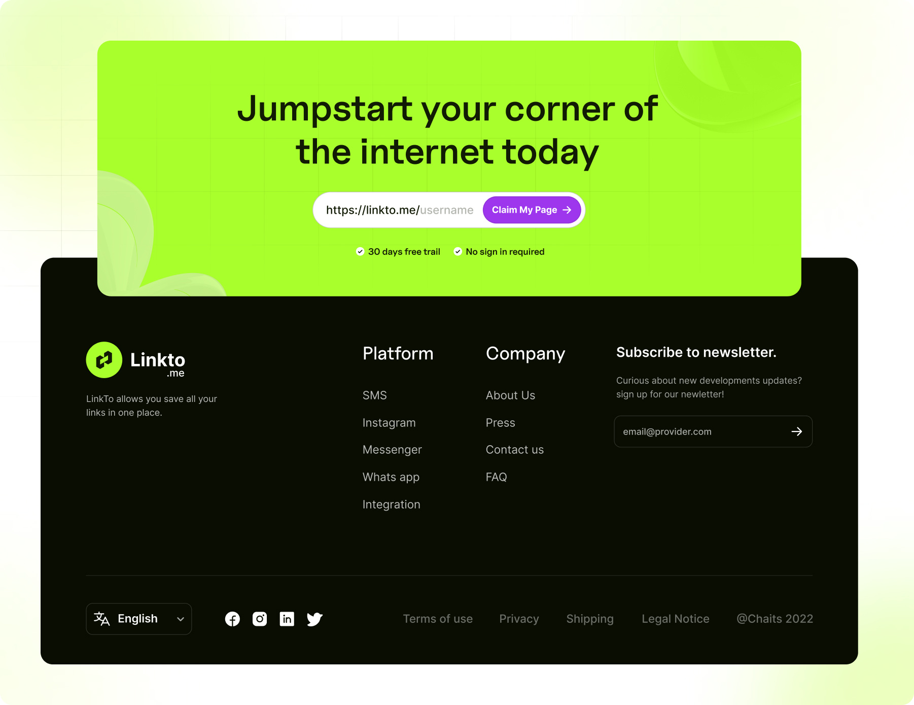 Linked: Website Design by Ahmar Raza for Dazzle Lab on Dribbble