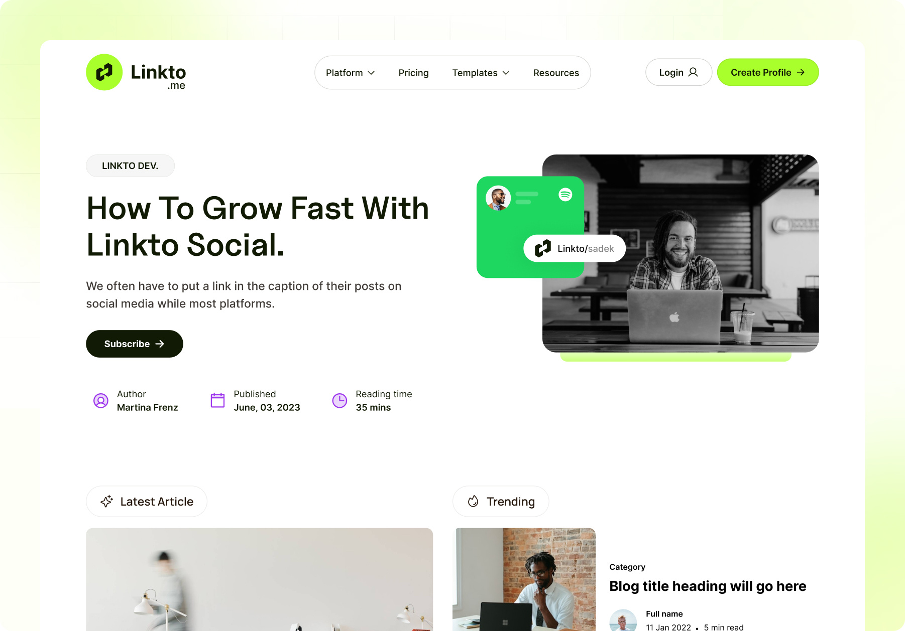 Linked: Website Design by Ahmar Raza for Dazzle Lab on Dribbble