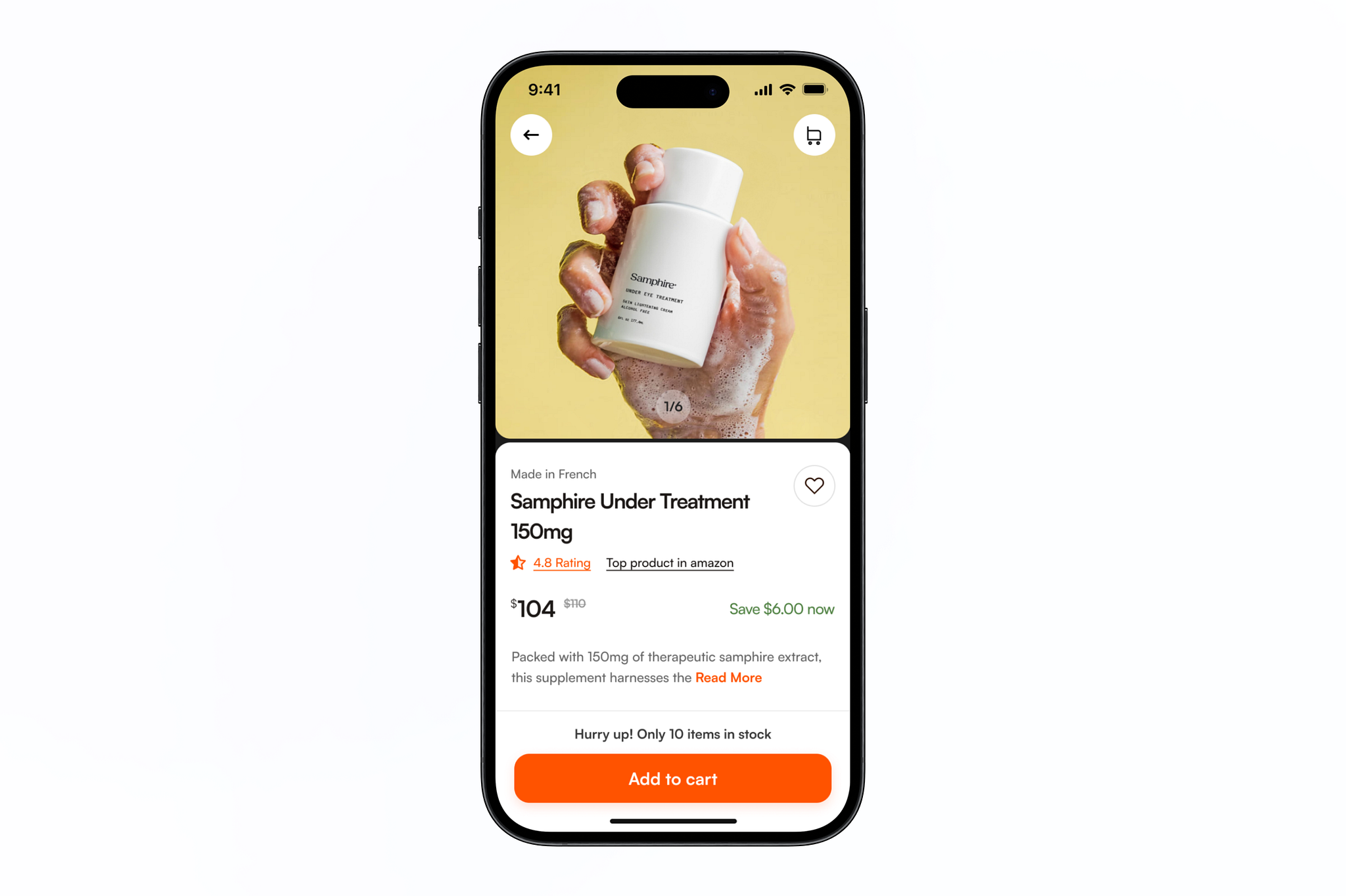 Ecommerce product details screen by Norul_absar on Dribbble