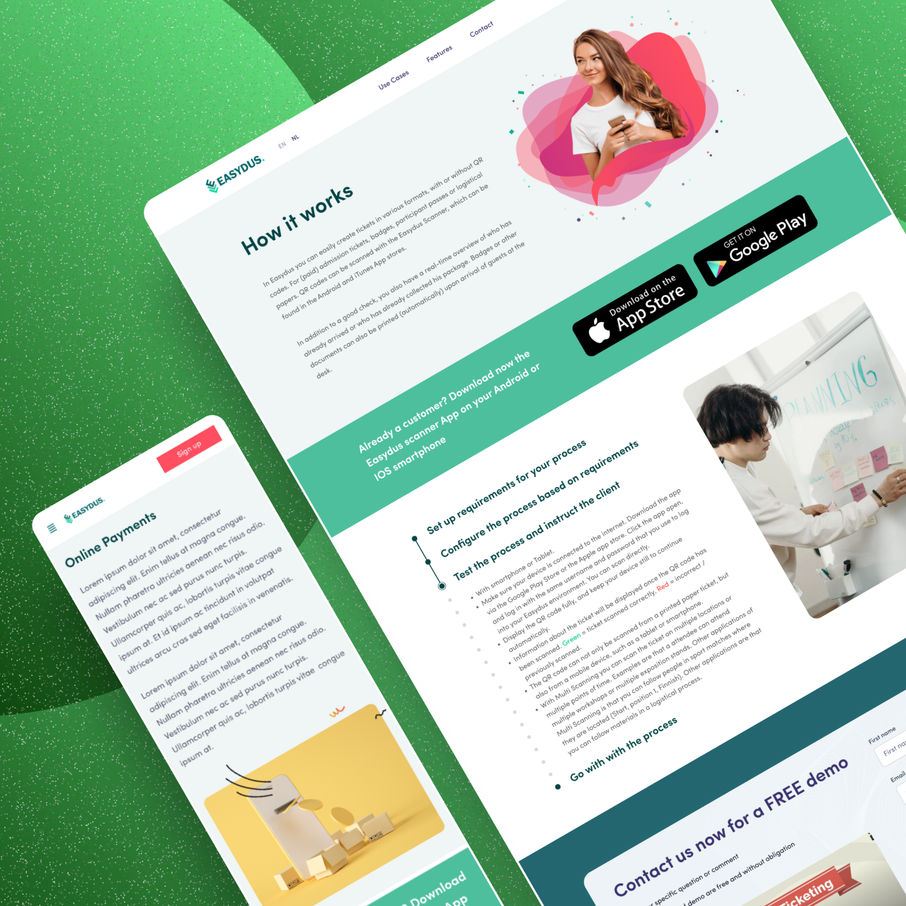 Responsive Website UI/UX Design by Reihan on Dribbble Responsive Website UI/UX Design by Reihan on Dribbble