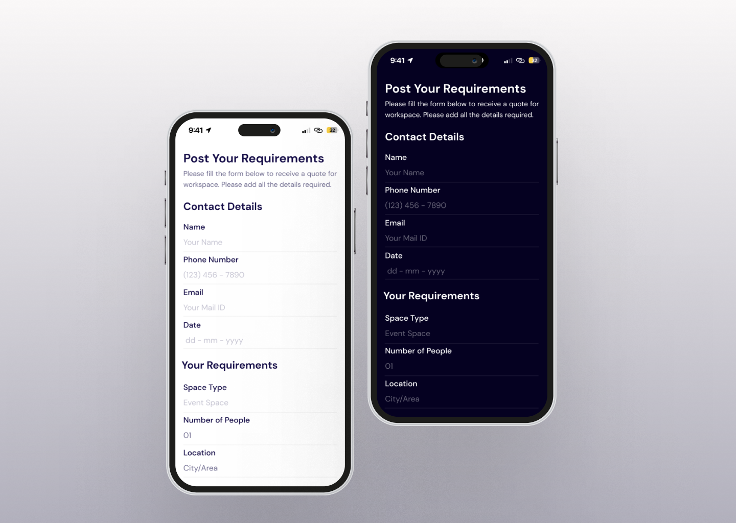 Daily UI Challenge #82 ; Form Design by Nehir Tüm on Dribbble