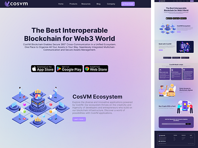 Professional Web3 Website UI/UX Design by Lightouch Work on Dribbble