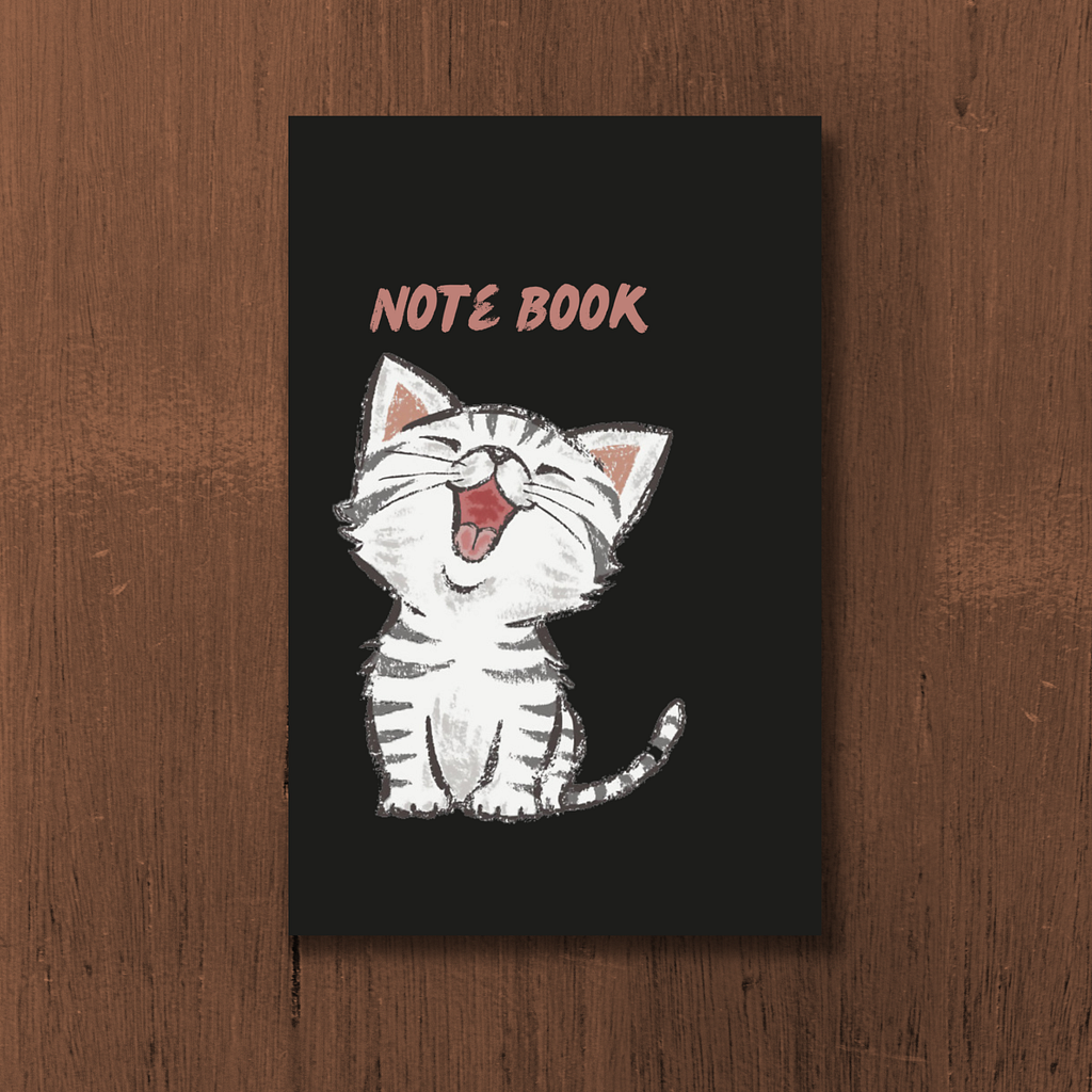 Cat notebook cover canva template by Hauwa Abdulkadir on Dribbble