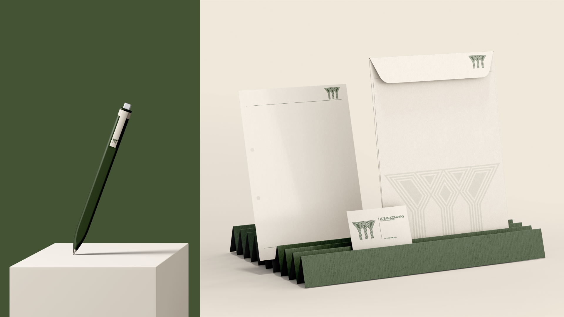 Luban Brand Identity by Amjad Battal on Dribbble