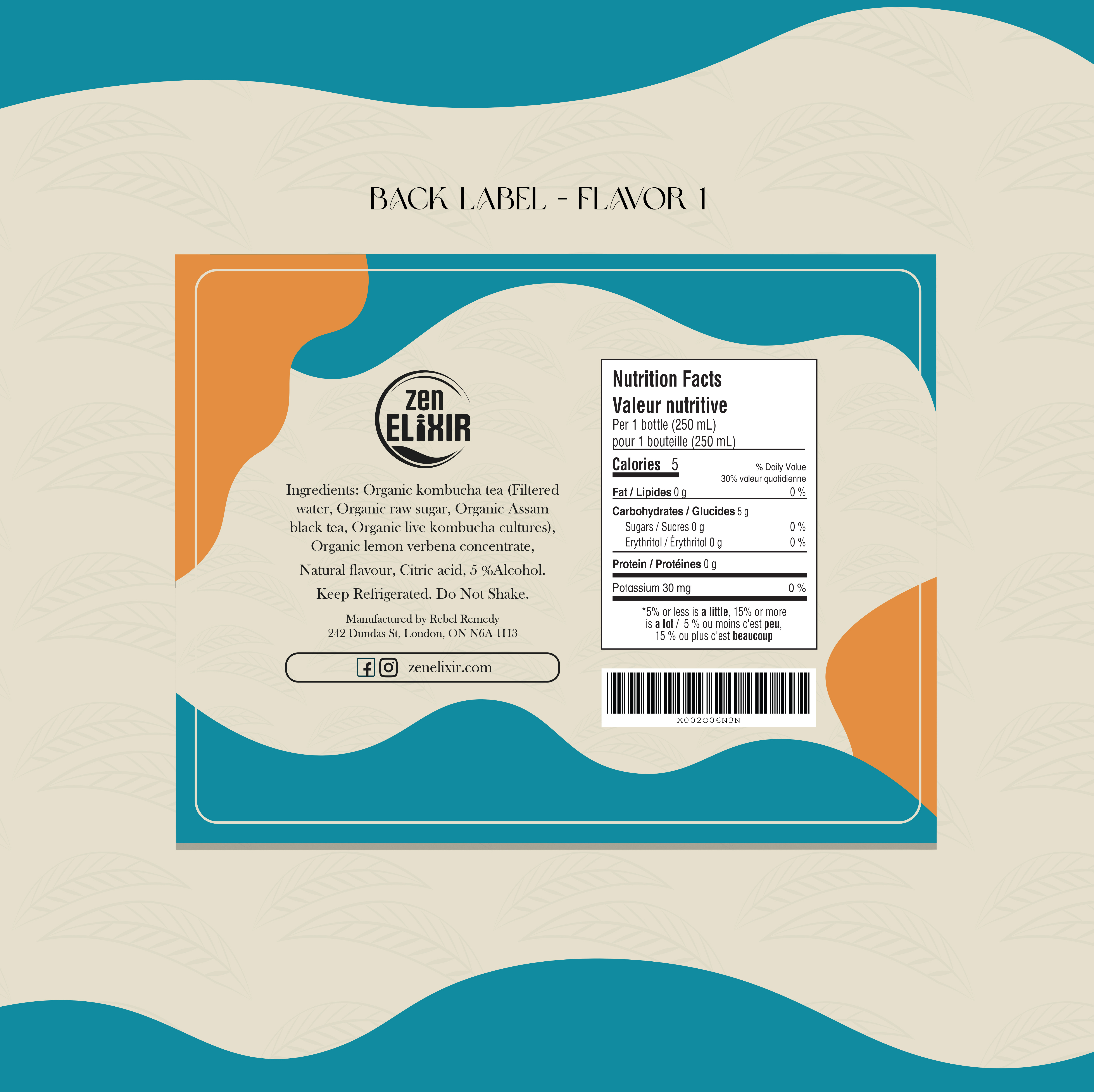 Zen Elixir | Logo & Bottle Label Design C-3 by Shaimaa Alnouno on Dribbble