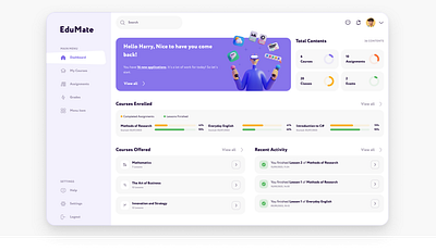 Enhanced Learning Management System (LMS) by Valeriia on Dribbble