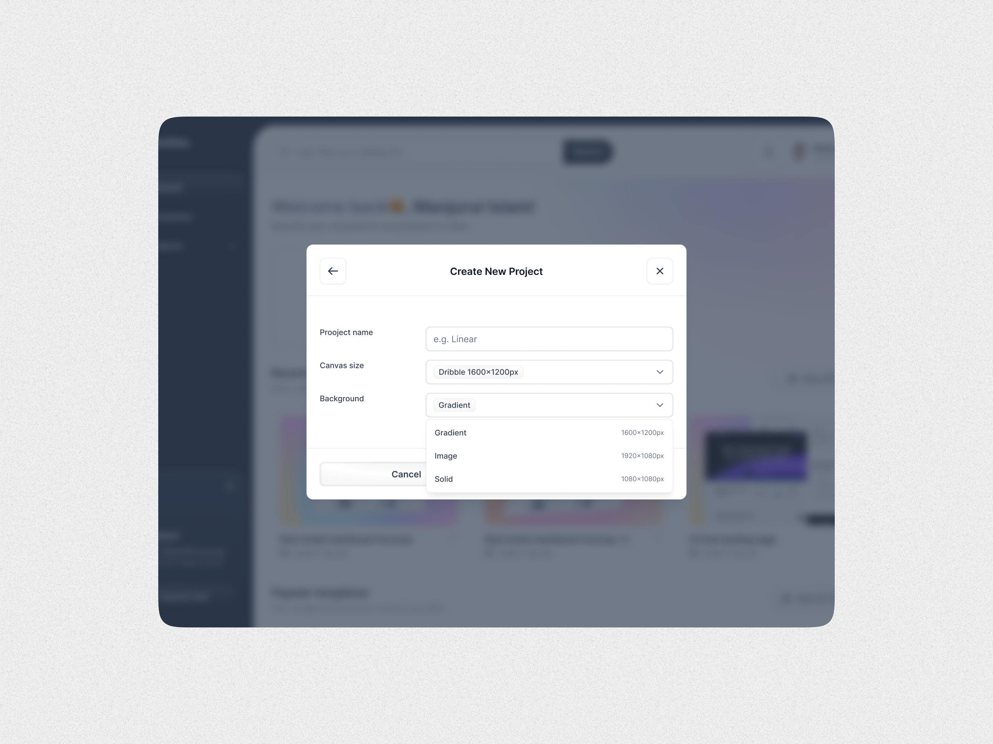 Create New Project | Screenshot Beautifier | SaaS Web App by Md ...