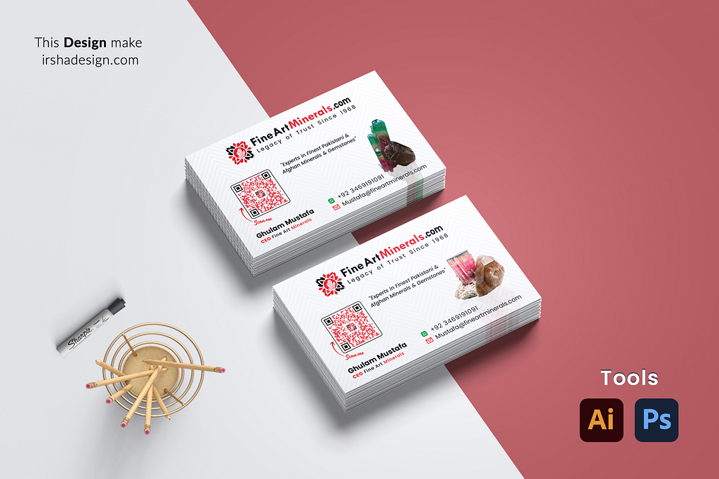 Visiting Card Design by itsirshadesign on Dribbble