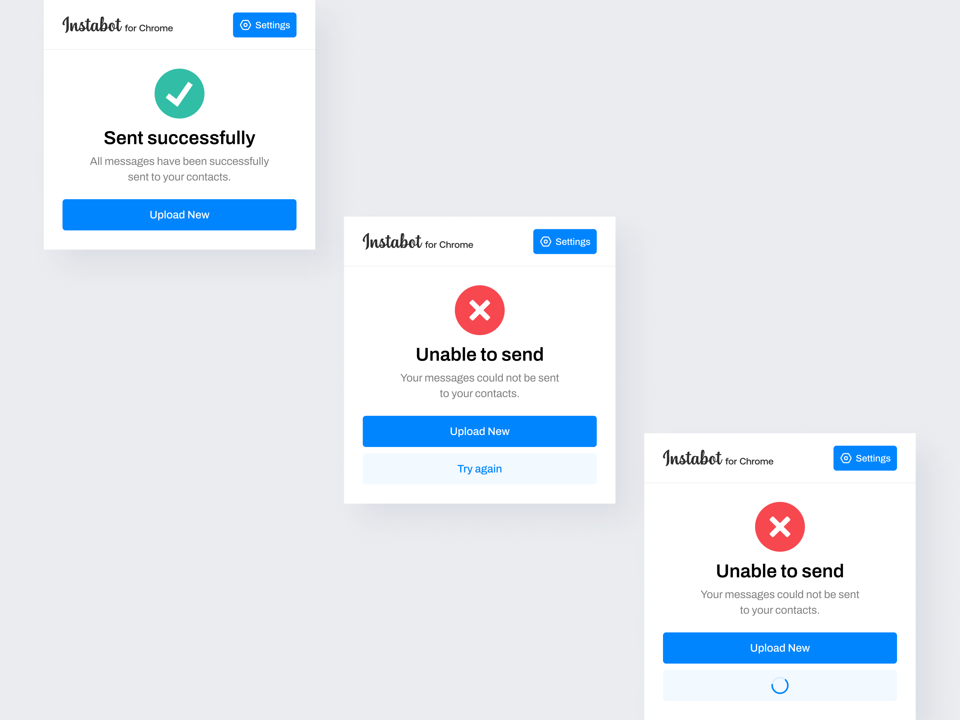 InstaBot — Chrome Extension by Ahmed Ishaq Alizai on Dribbble