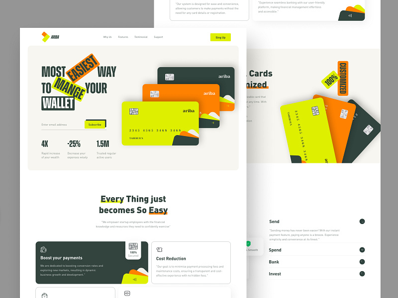 Banking Website designs, themes, templates and downloadable graphic ...