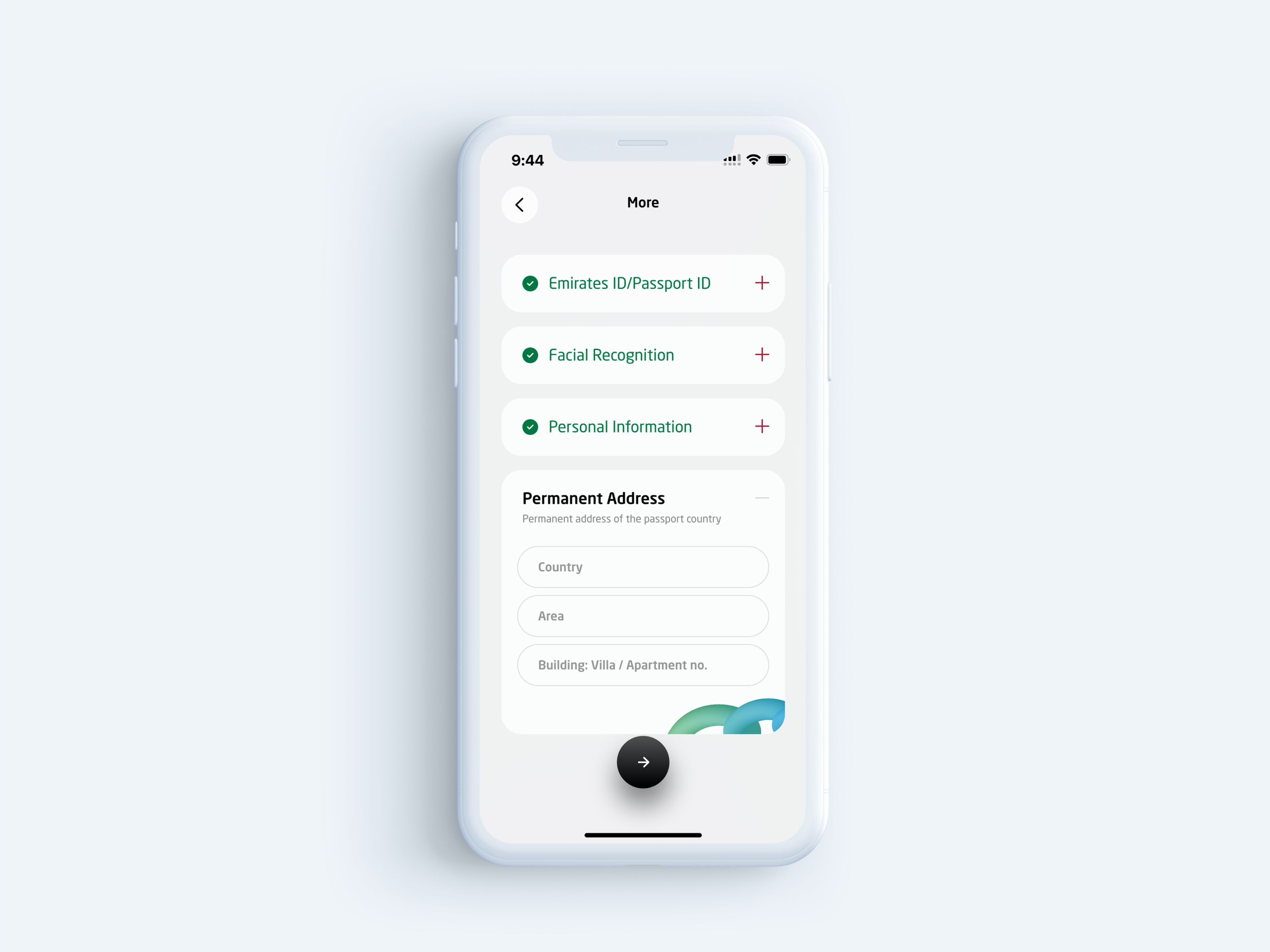 Bank account opening - App UI by Hareesh on Dribbble