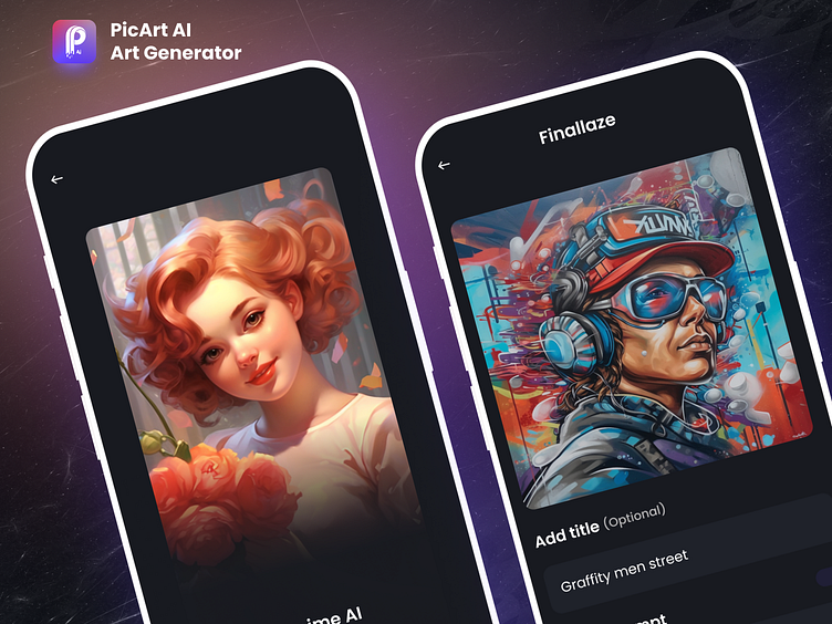 Picart AI Art Generator by K H O U on Dribbble
