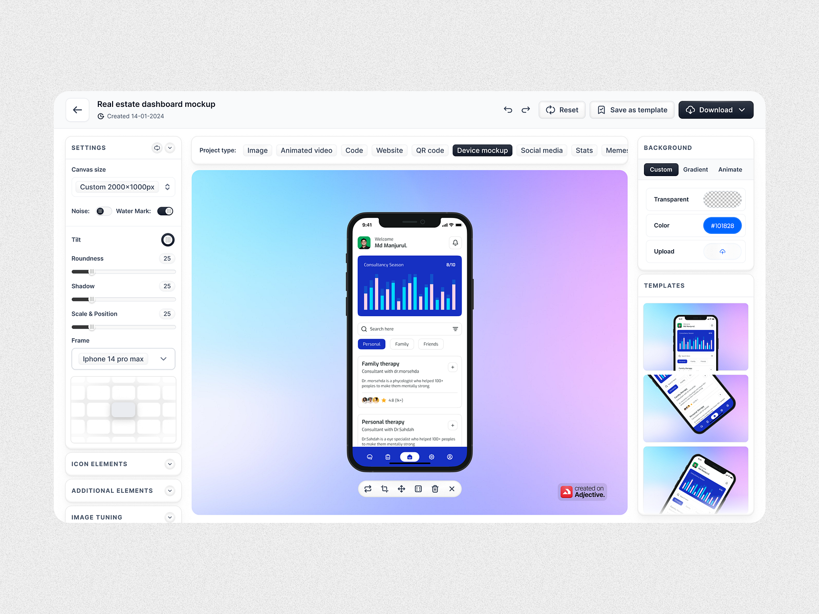 Device Mockup Screenshot Beautifier | SaaS Web Application by Md ...