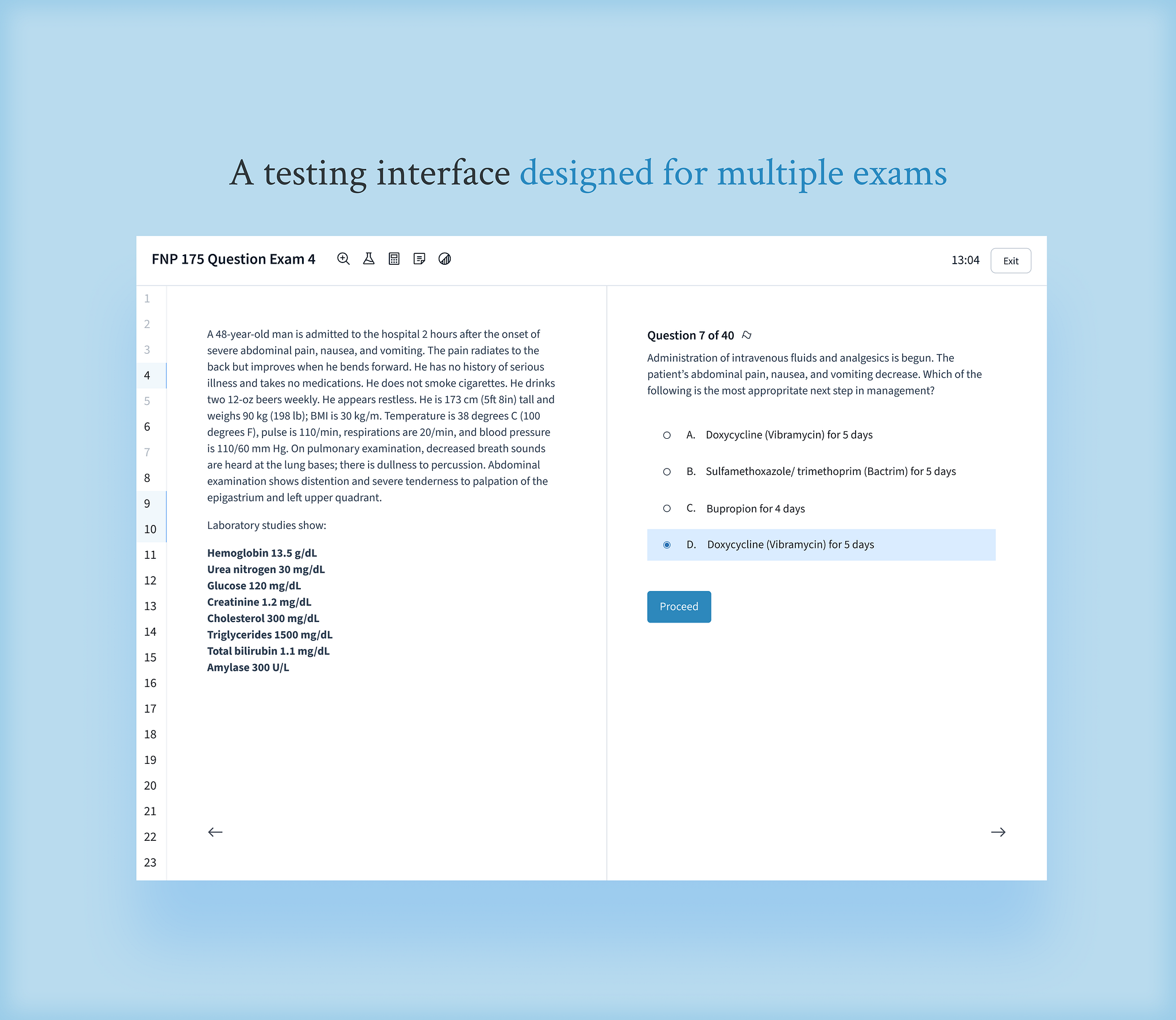Blueprint Prep: Cross-Platform Exam Interface by Claire Wood on Dribbble