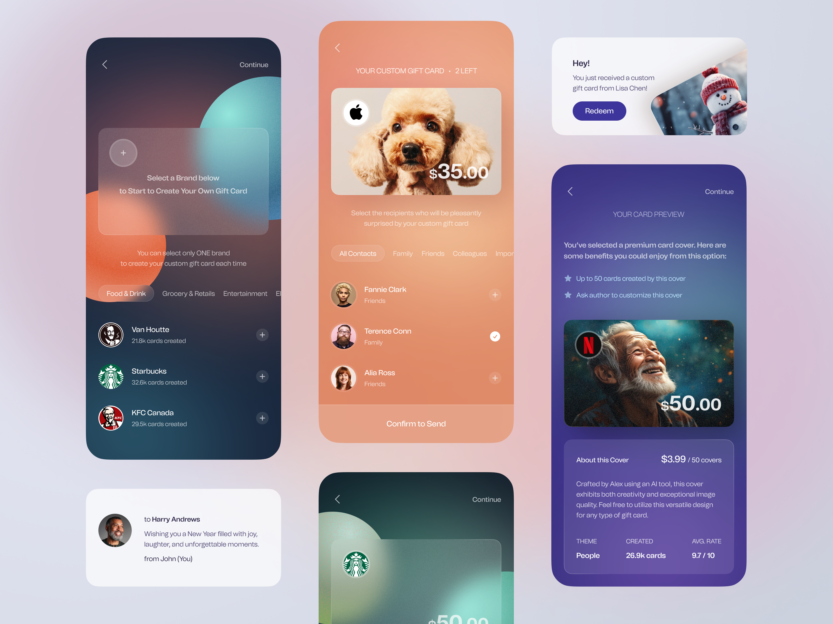 Browse thousands of Card App images for design inspiration | Dribbble