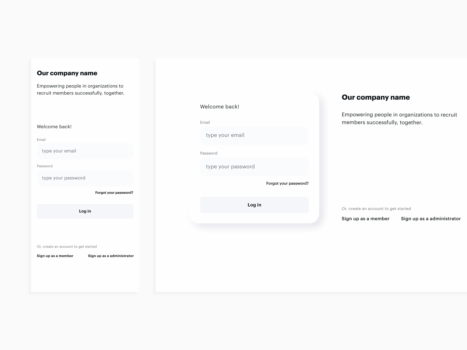 Browse thousands of Login Wireframe images for design inspiration ...