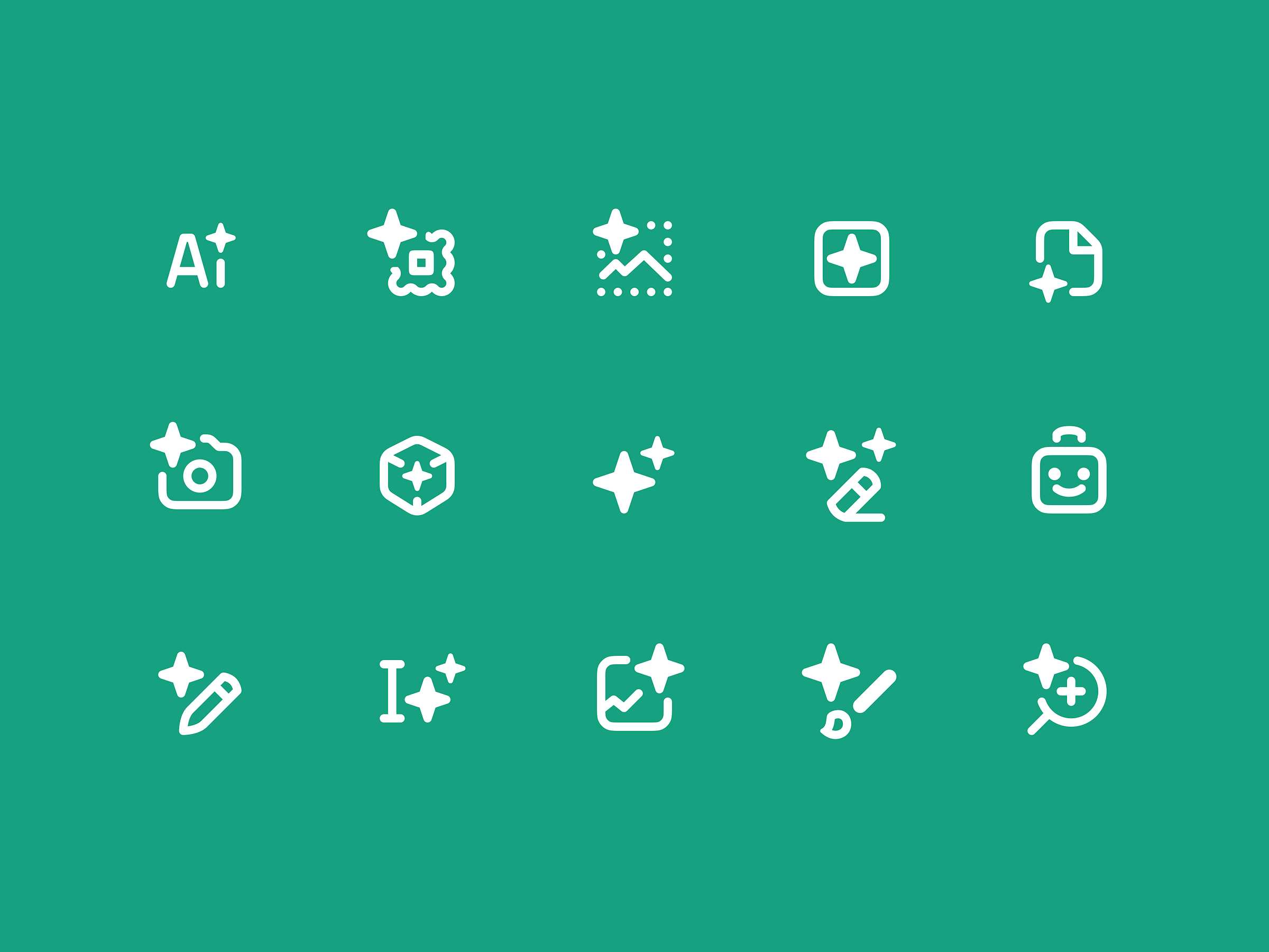 AI Icons, Generative AI, LLMs by Vlad Solomakha on Dribbble