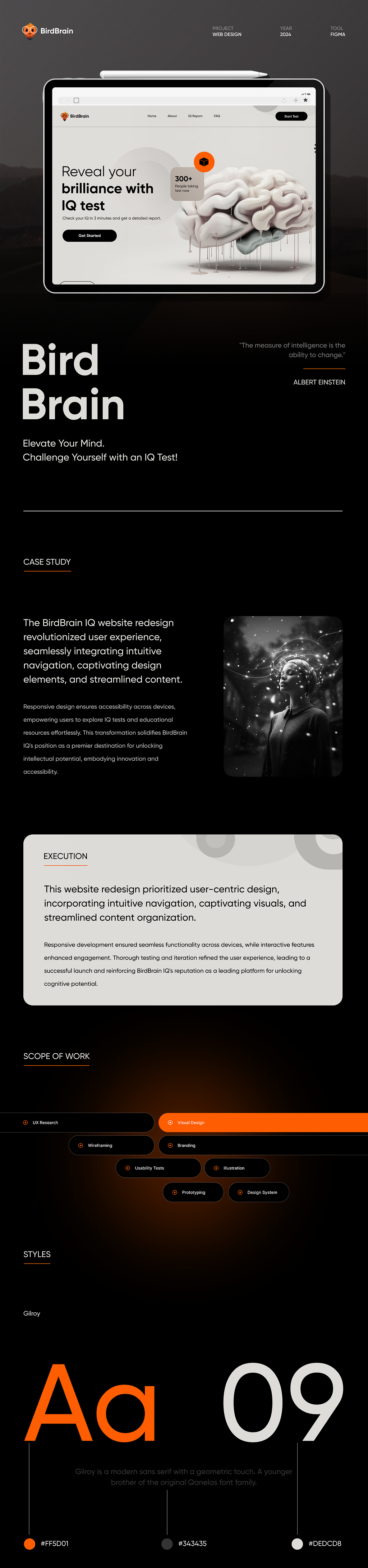 IQ Test Website Design by Monish (UI/UX Designer | Web Designer ...