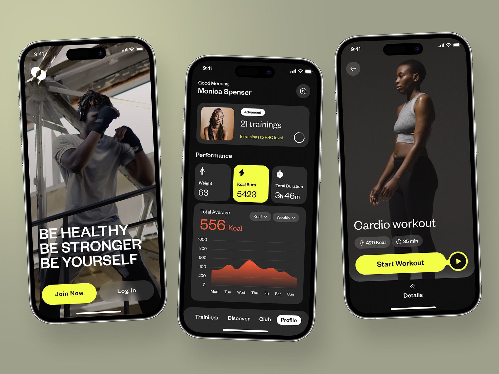 Fitness App Design Concept by Ronas IT | UI/UX Team on Dribbble