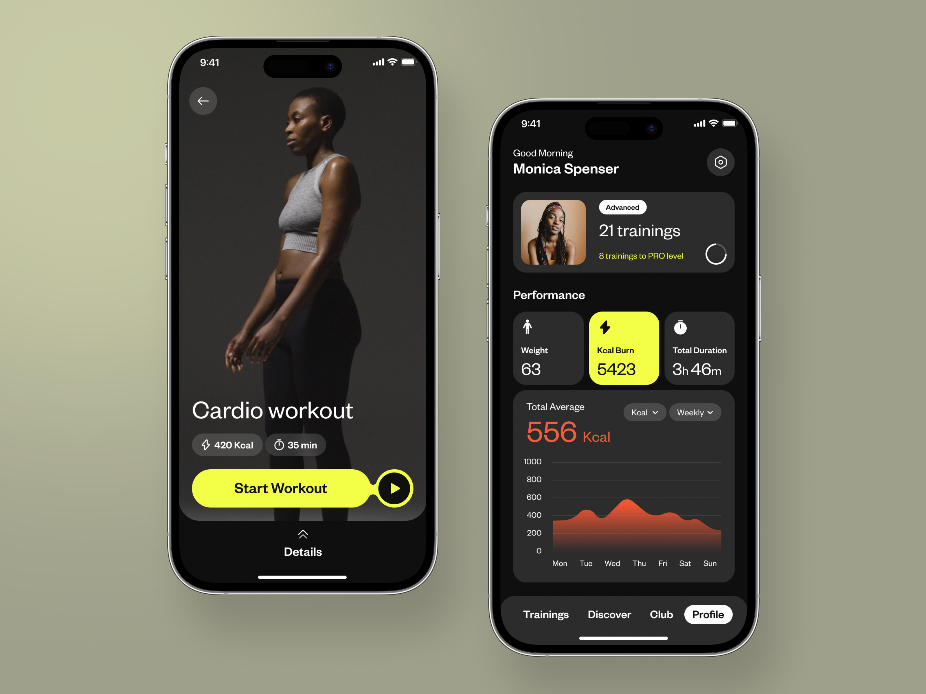 Fitness App Design Concept by Ronas IT | UI/UX Team on Dribbble