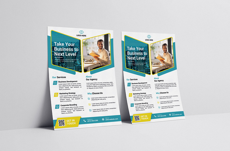 Business Flyer Design by Mahmudul Hasan ID: #7457202 on Dribbble