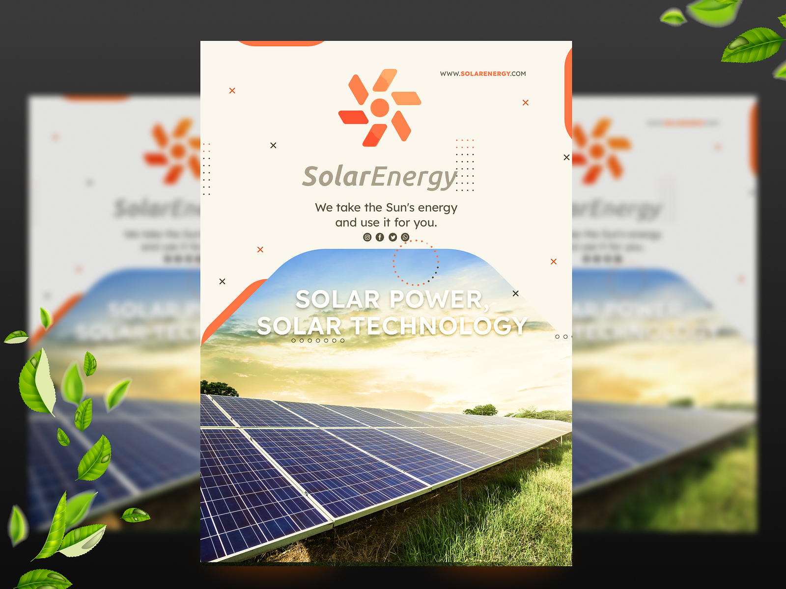 Eye-catching Solar Panel Banner and Flyer Design by Tahir Usman on Dribbble