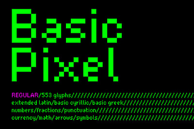 Pixel Font designs, themes, templates and downloadable graphic elements ...