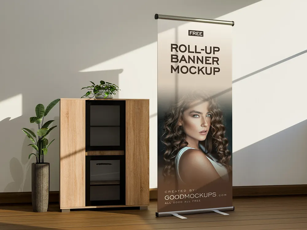 Roll Up Banner Mockup designs, themes, templates and downloadable ...