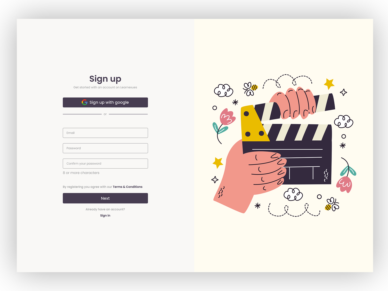 Sign Up Page UI Design by Sakib Reza on Dribbble