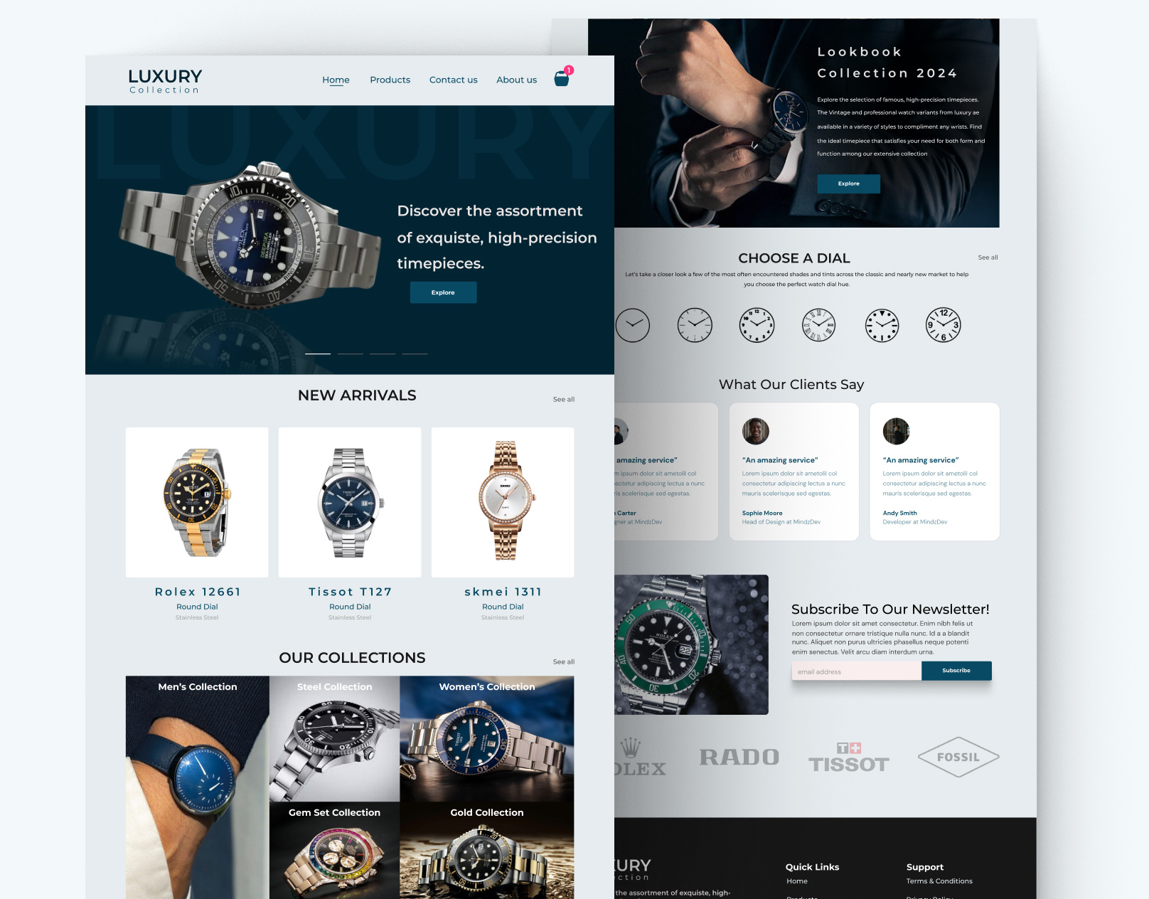 Luxurywatcheswebsite designs, themes, templates and downloadable ...