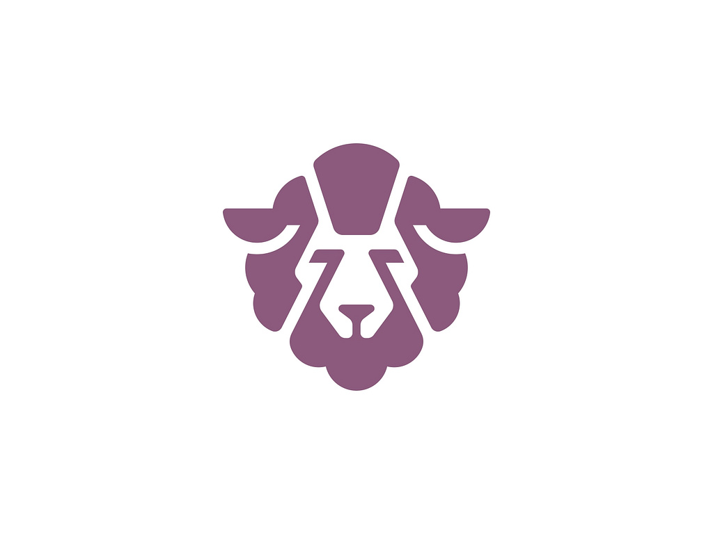 Modern Sheep Head Logo by Aira | Logo Designer on Dribbble