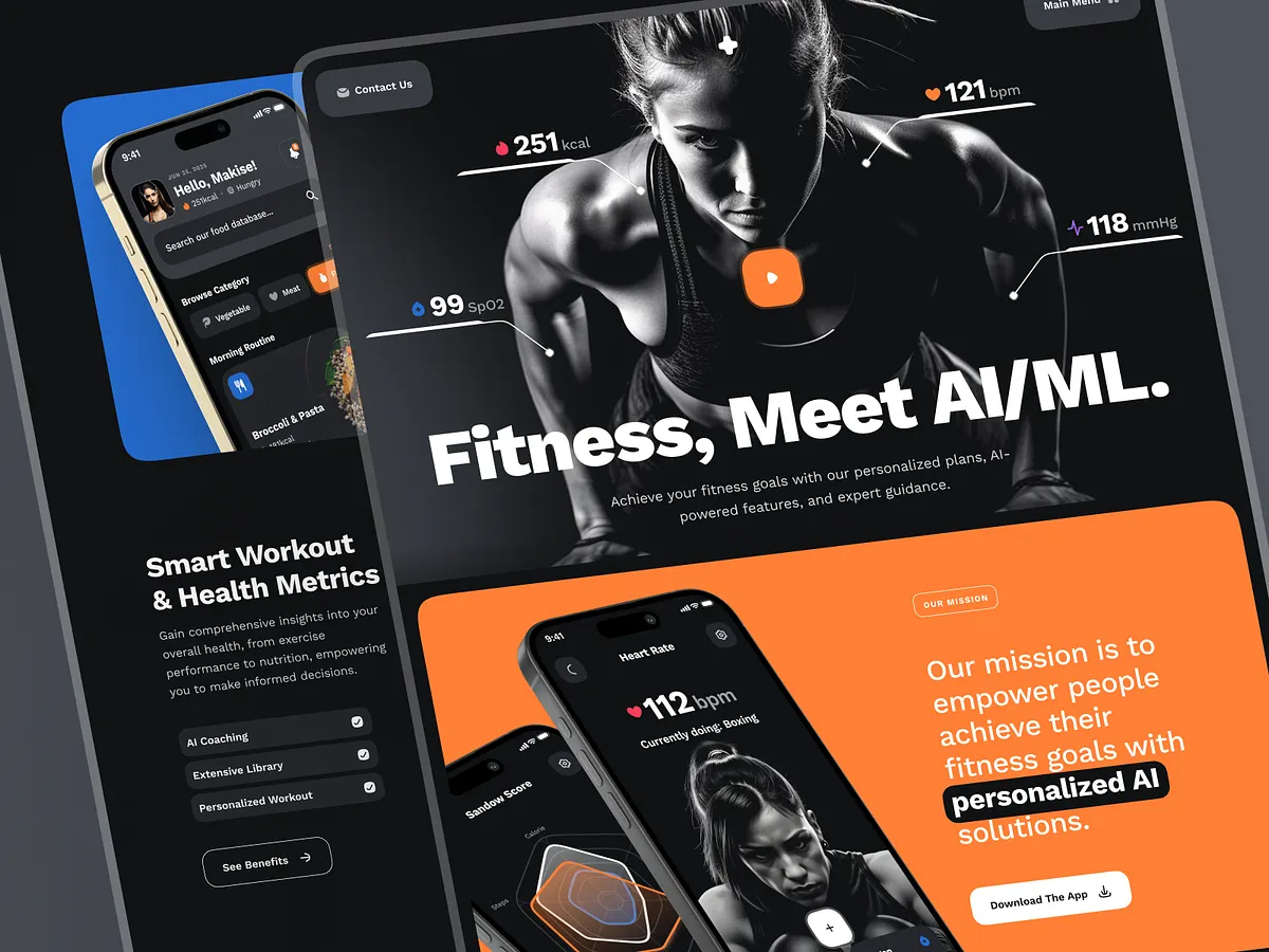 Gym Website designs, themes, templates and downloadable graphic ...
