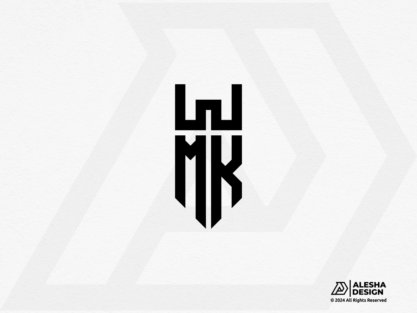 MKW or WMK Logo Mark by alesha design on Dribbble