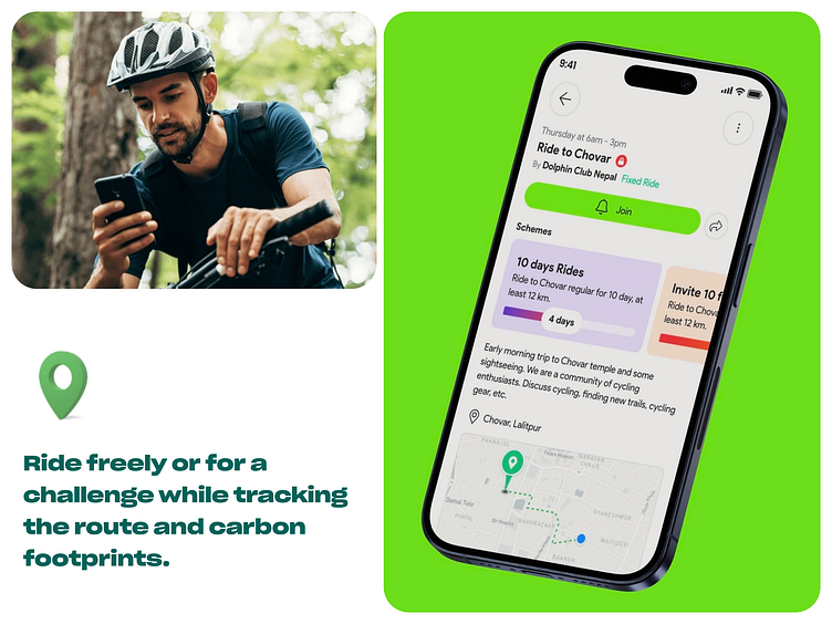 Cycling Tracker Mobile App by Sajan Shrestha on Dribbble