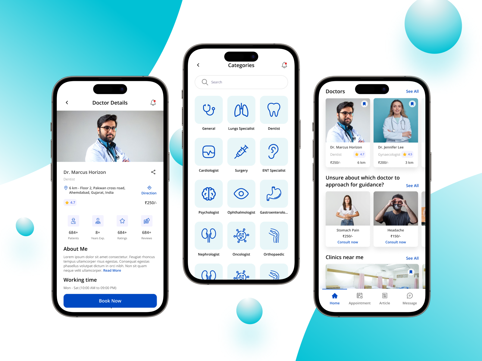 Medical App by Zignuts Technolab on Dribbble